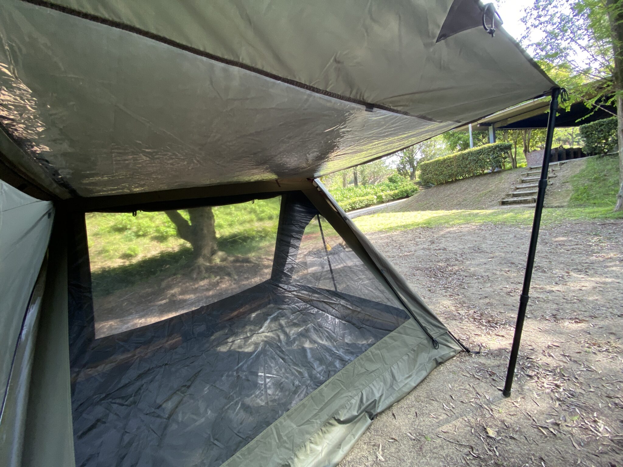 【韓国ブランド】CAMVIL！開放的なミリタリーテント「A-TENT」紹介！ | あきとぶ