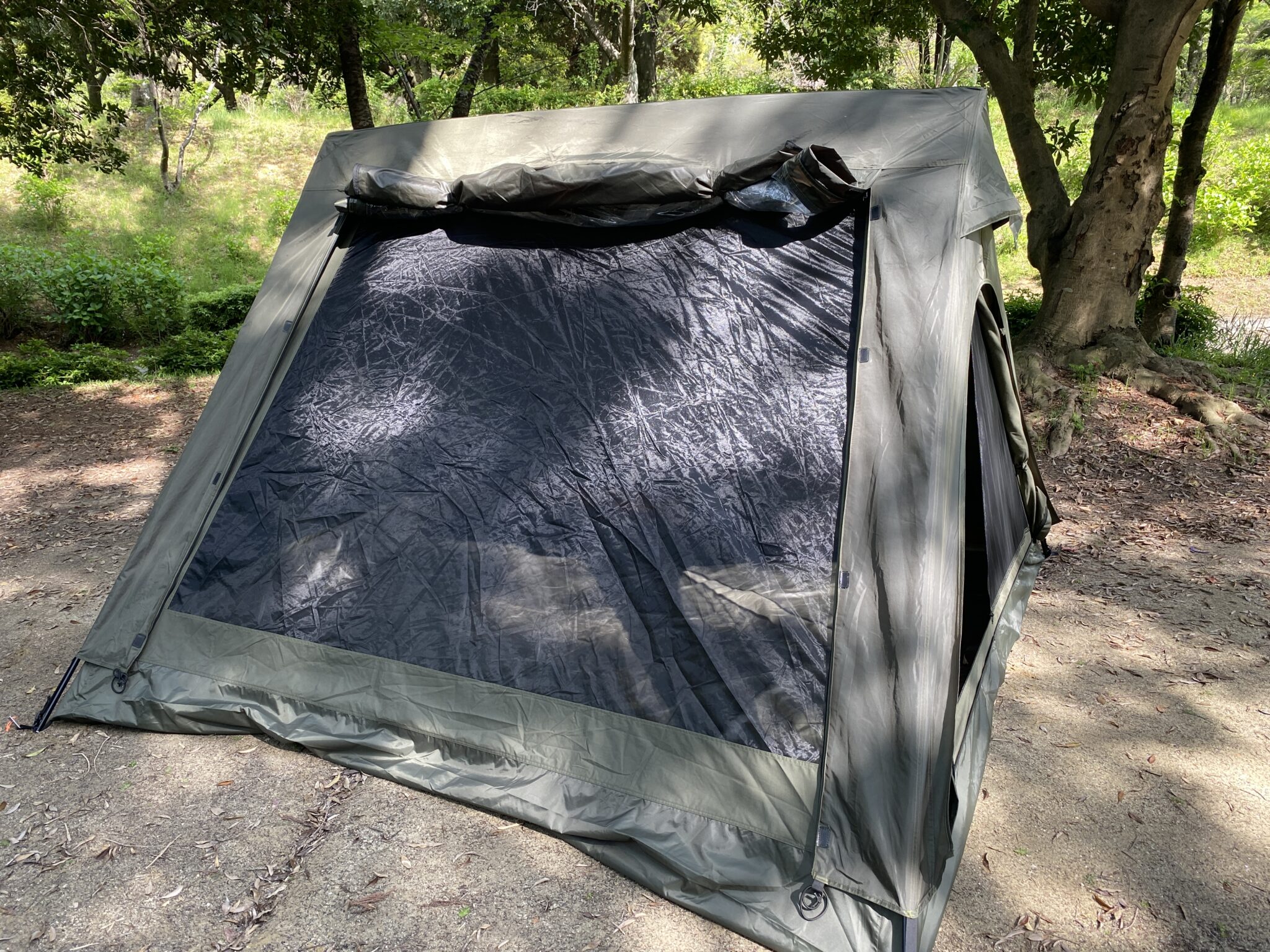 【韓国ブランド】CAMVIL！開放的なミリタリーテント「A-TENT」紹介！ | あきとぶ